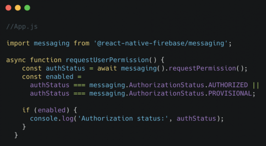 How To Add Push Notification On Your React Native Project Using Firebase Magmalabs Blog